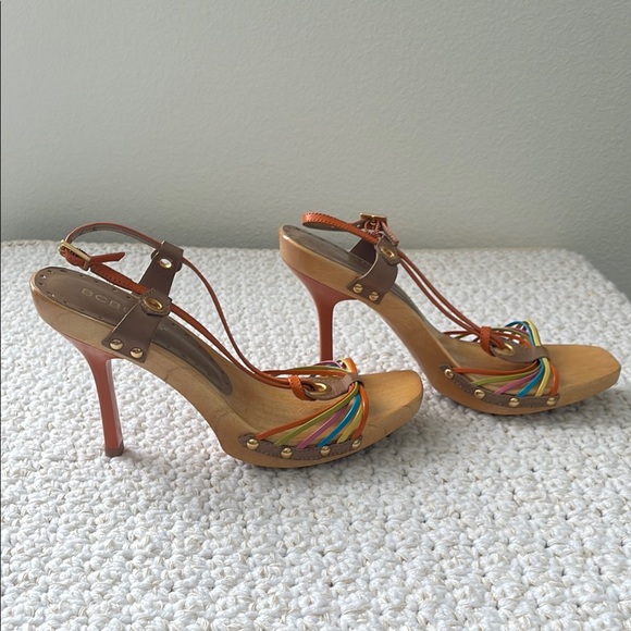 BCBGirls | Shoes | Colorful Strappy Womens Sandals | Poshmark